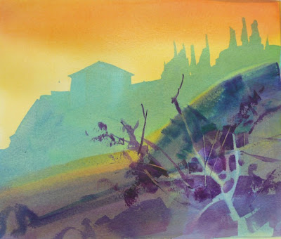 Nancy Standlee Fine Art: Stephen Quiller Workshop ~ Day 3 and 4